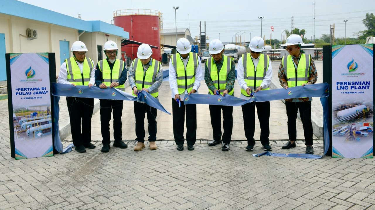 Kilang Mini LNG Pertama di Pulau Jawa Resmi Beroperasi
