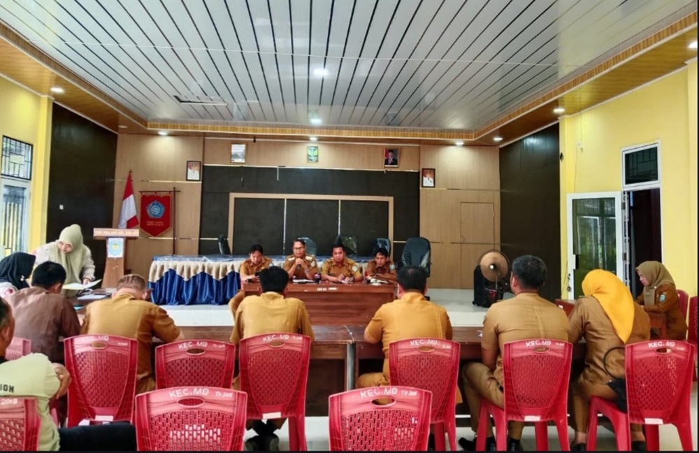 Rakor Kecamatan Muaradua Bahas Penentuan Lokasi Koperasi Merah Putih